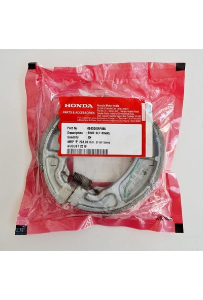 Honda Activa S 125 Arka Fren Balatası
