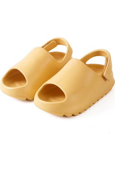 Smart Cabin Yumuşak Tabanlı Erkek Çocuk Sandalet Terlik - Sarı (Yurt Dışından)