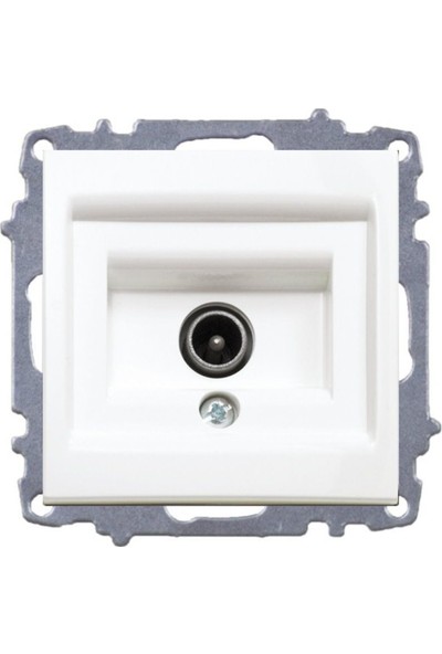 Elbi Priz Zena Beyaz Tv Uydu F-Con.mekanizma ve Çerçeve Elbi Elbi Priz Zena Beyaz Tv Uydu F-Con.mekanizma ve Çerçeve Elbi