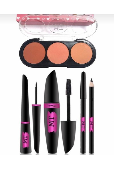 MT Makeuptime 3’lü Mat Allık ve 3’lü Göz Makyaj Seti MT Makeuptime 3’lü Mat Allık ve 3’lü Göz Makyaj Seti