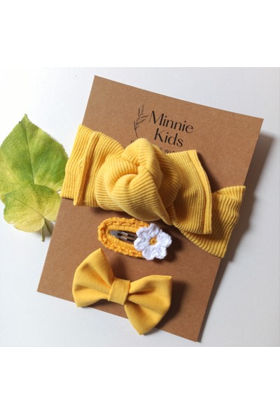 Minniekids Kız Bebek/ Çocuk Renkli Toka Seti