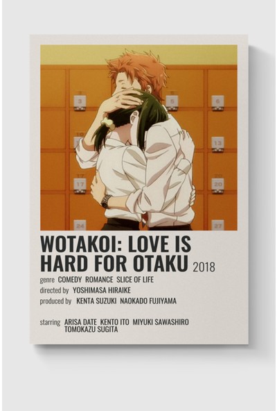 DuoArt Wotakoi Otaku Anime Info Card Bilgi Kartı Minimalist Poster 15 x 21 cm A5 Çerçevesiz DuoArt Wotakoi Otaku Anime Info Card Bilgi Kartı Minimalist Poster 15 x 21 cm A5 Çerçevesiz