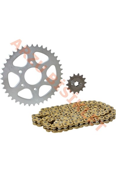 Bajaj Zincir Dişli Set Pulsar Ns 200 - O'ringli Bajaj Zincir Dişli Set Pulsar Ns 200 - O'ringli