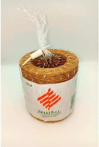 NATUREL TELLİ KAĞIT İP 250 METRE NATUREL TELLİ KAĞIT İP 250 METRE