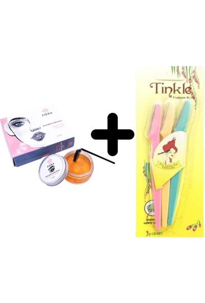 Fiera Kaş Şekillendirme Wax Jeli & 3 Lü Kaş Usturası