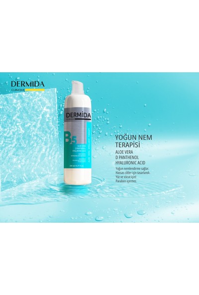 Dermida Aloe Vera Emollıent Therapy Losyon 200ML Dermida Aloe Vera Emollıent Therapy Losyon 200ML
