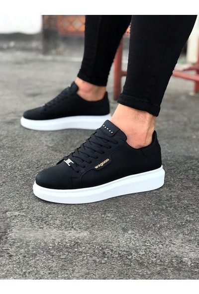 Wagoon WG01 Siyah Erkek Casual Ayakkabı Wagoon WG01 Siyah Erkek Casual Ayakkabı