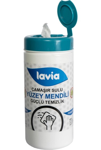 Lavia - Çamaşır Sulu Yüzey Temizleme Mendili - 1 Adet Lavia - Çamaşır Sulu Yüzey Temizleme Mendili - 1 Adet