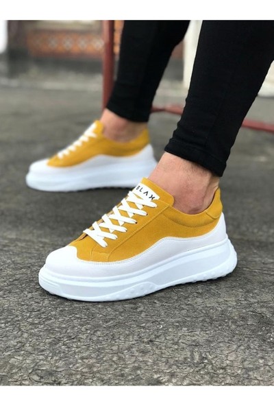 Sinelay Wogan WG507 Beyaz Sarı Erkek Ayakkabı Sinelay Wogan WG507 Beyaz Sarı Erkek Ayakkabı