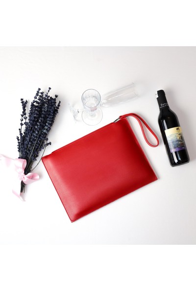 Vona Kadın Renkli Suni Deri Bilek Askılı El Çantası & Clutch Vona Kadın Renkli Suni Deri Bilek Askılı El Çantası & Clutch