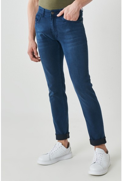 AC&Co / Altınyıldız Classics Ekstra Slim Fit Dar Kesim Esnek Jean Kot Pantolon AC&Co / Altınyıldız Classics Ekstra Slim Fit Dar Kesim Esnek Jean Kot Pantolon