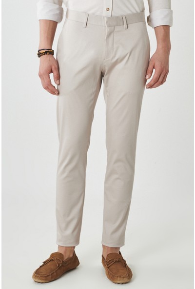 ALTINYILDIZ CLASSICS Slim Fit Dar Kesim Yan Cepli Pantolon ALTINYILDIZ CLASSICS Slim Fit Dar Kesim Yan Cepli Pantolon