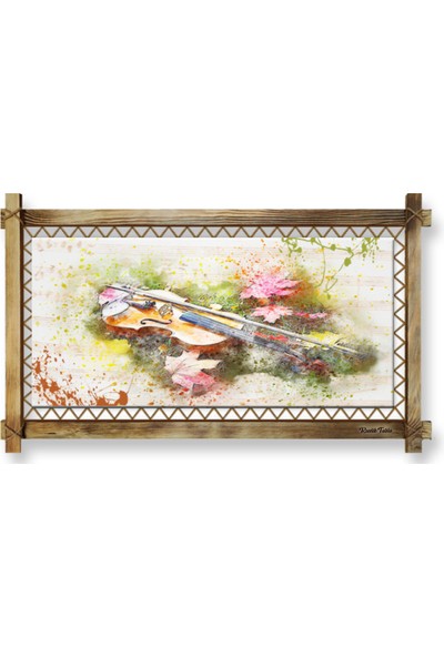 bebekokusu Modern Kanvas Rustik Tablo