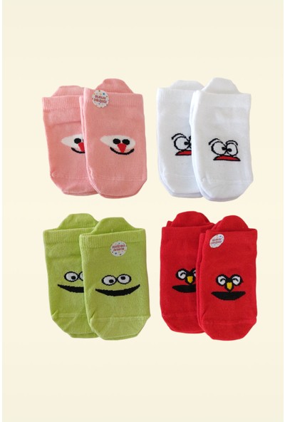 Ollero Kız Çocuk Pamuklu Patik Çorap 8'li