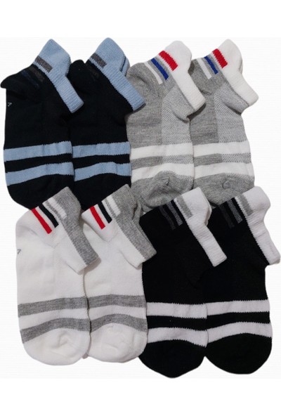 Ollero Erkek Çocuk Pamuklu Patik Çorap 8'li