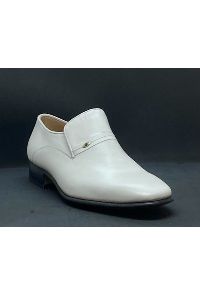Erkek Bej Krem Tokalı Düz Sade Hakiki Deri Elyapımı Dikişli Kösele Ayakkabı Erkek Bej Krem Tokalı Düz Sade Hakiki Deri Elyapımı Dikişli Kösele Ayakkabı