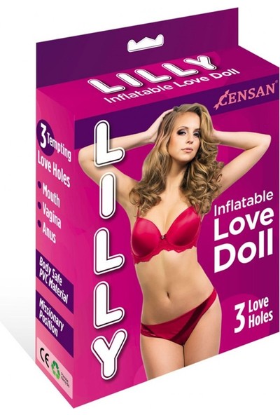 Censan Lilly Love Doll 3 Işlevli Şişme Bebek Censan Lilly Love Doll 3 Işlevli Şişme Bebek