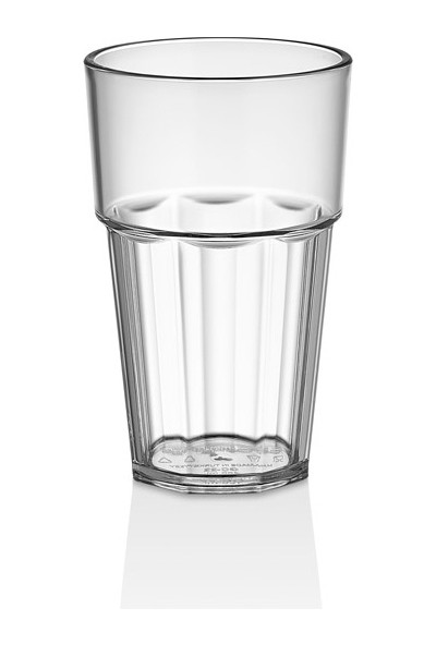 GastroPlast Altılı Polikarbon Istiflenebilir Kasablanka Bardak 400ML