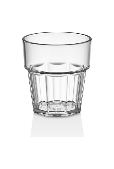 GastroPlast Altılı Polikarbon Istiflenebilir Kasablanka Bardak 200ML