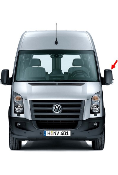GVA Vw Volkswagen Crafter 2006-2016 Sol Dış Yan Dikiz Aynası Kapağı Üst Kapak 2E1857516A GVA Vw Volkswagen Crafter 2006-2016 Sol Dış Yan Dikiz Aynası Kapağı Üst Kapak 2E1857516A