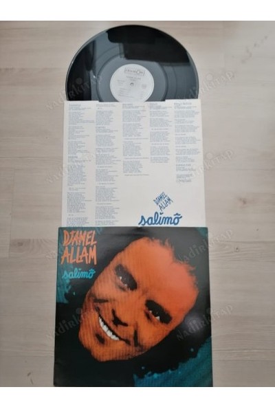 Plakperest Djamel Allam - Salımo 1985 Fransız Baskı Lp Albüm 33 Lük Dönem Plak