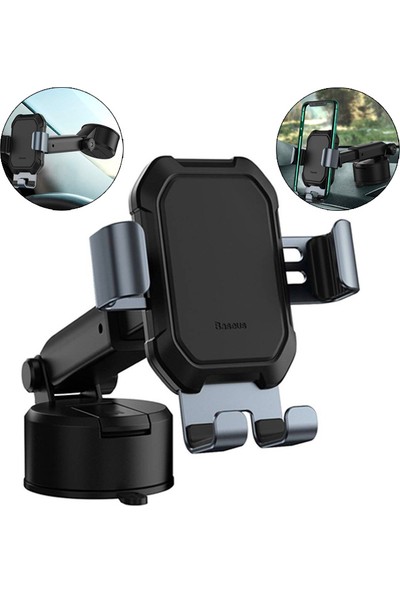 Baseus Tank Gravity Torpido Üstü Ön Cam Araç Içi Telefon Tutucu Baseus Tank Gravity Torpido Üstü Ön Cam Araç Içi Telefon Tutucu