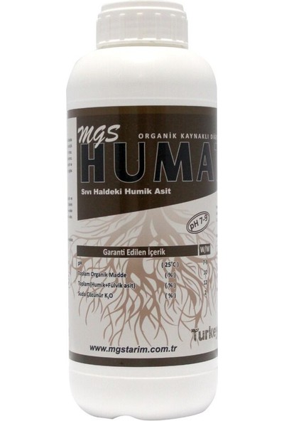 Humate Sıvı Humik Asit 1 Lt