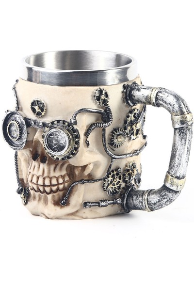 Keyfim Shop Mekanik Kuru Kafa 3D Kupa Bardak