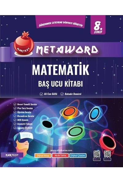 Nartest Yayınevi 8. Sınıf Metaword Matematik Baş Ucu Kitabı