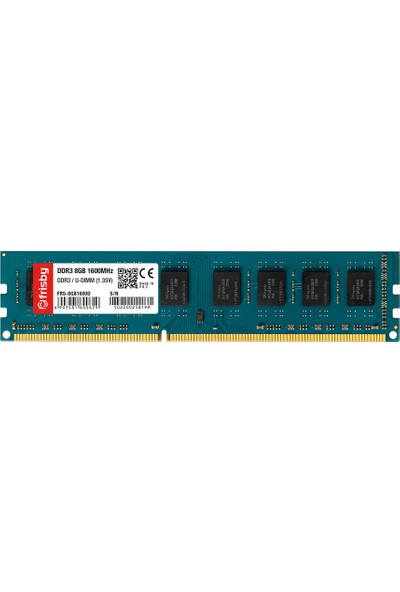 Frisby Ram Pc 8gb Ddr3 Frısby 1600MHZ 1.35V FRS-8GB1600D Frisby Ram Pc 8gb Ddr3 Frısby 1600MHZ 1.35V FRS-8GB1600D