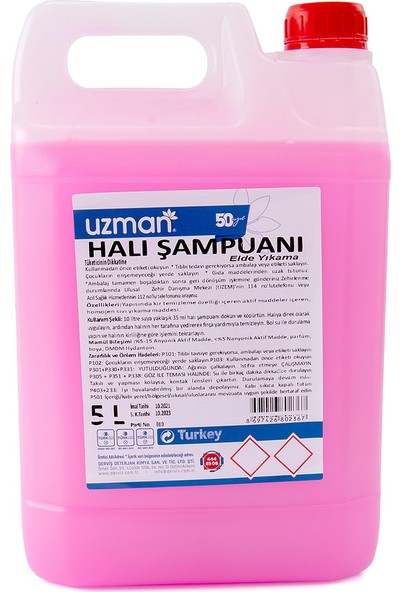 Uzman Halı Şampuanı 5kg Uzman Halı Şampuanı 5kg