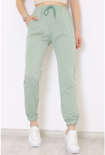 Iki Iplik Eşofman Altı Pastelyeşil - 9591.1613. Iki Iplik Eşofman Altı Pastelyeşil - 9591.1613.