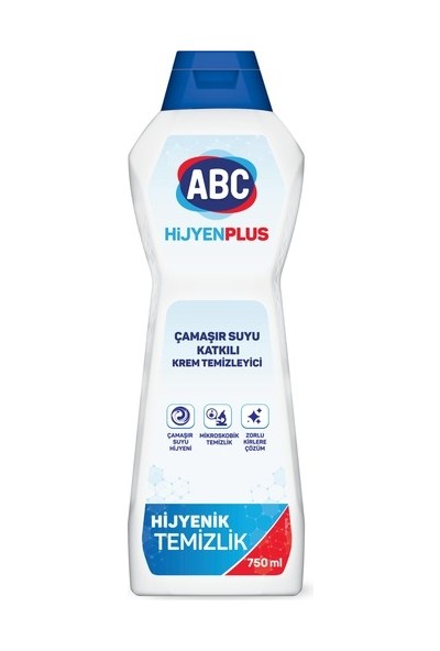 Abc Çamaşır Suyu Katkılı Krem Temizleyici 750ML Abc Çamaşır Suyu Katkılı Krem Temizleyici 750ML