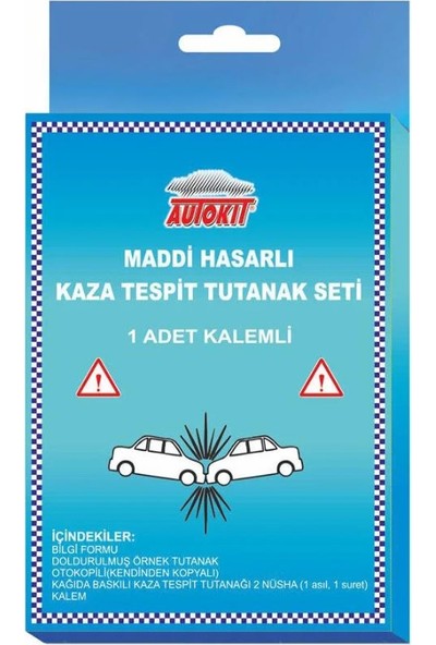Autokit Kaza Tespit Tutanağı