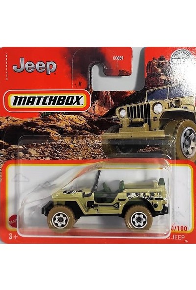 C0859 Matchbox 1:64 Tekli Arabalar 1948 Wıllys Jeep HFR88