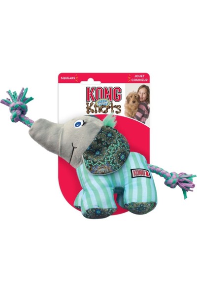 Kong Knots Carnival Elephant M/L Köpek Oyuncağı Kong Knots Carnival Elephant M/L Köpek Oyuncağı