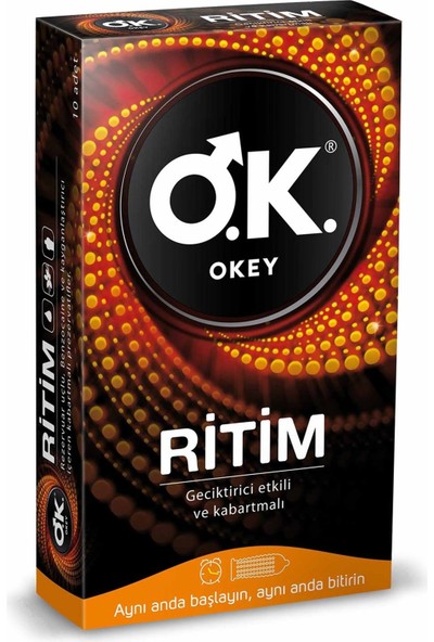 Okey Ritim Prezervatif 10'lu Okey Ritim Prezervatif 10'lu