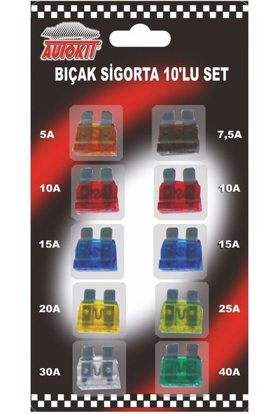 Autokit Bakır Bıçak Sigorta