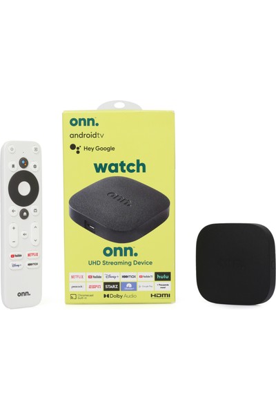 ONN TV BOX ONN. ANDROİD TV 4K