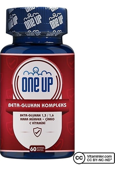 One Up Beta-Glukan Kompleks 60 Kapsül One Up Beta-Glukan Kompleks 60 Kapsül