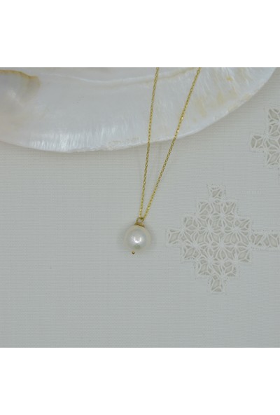 Akik Gümüş Orijinal Incili Kolye – 0753-AGKLY Akik Gümüş Orijinal Incili Kolye – 0753-AGKLY