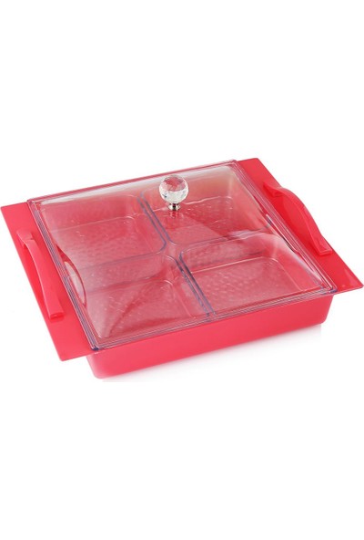 Fuşya Rengi 4'lü Saray Kahvaltılık