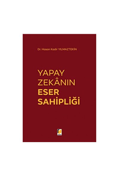 Yapay Zekanın Eser Sahipliği - Kolektif Yapay Zekanın Eser Sahipliği - Kolektif