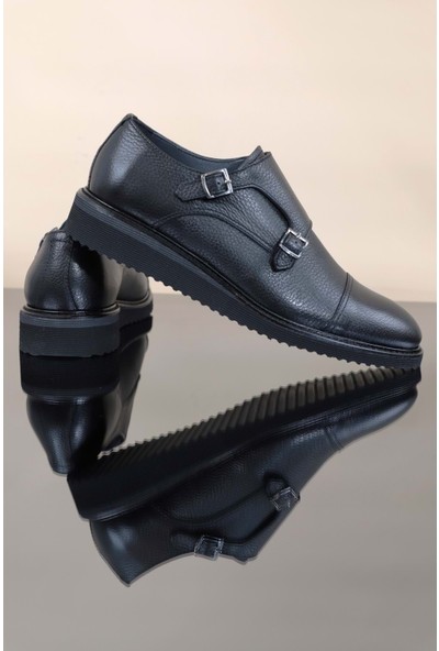 Konfores 1270 Hakiki Deri Anatomik Günlük Erkek Ayakkabı - NKT01270-SIYAH-39 Konfores 1270 Hakiki Deri Anatomik Günlük Erkek Ayakkabı - NKT01270-SIYAH-39