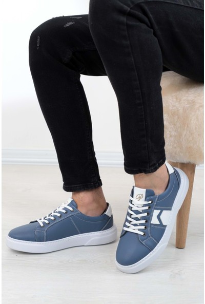 Konfores 1278 Hakiki Deri Anatomik Günlük Sneakers Erkek Ayakkabı - NKT01278-MAVI-41 Konfores 1278 Hakiki Deri Anatomik Günlük Sneakers Erkek Ayakkabı - NKT01278-MAVI-41