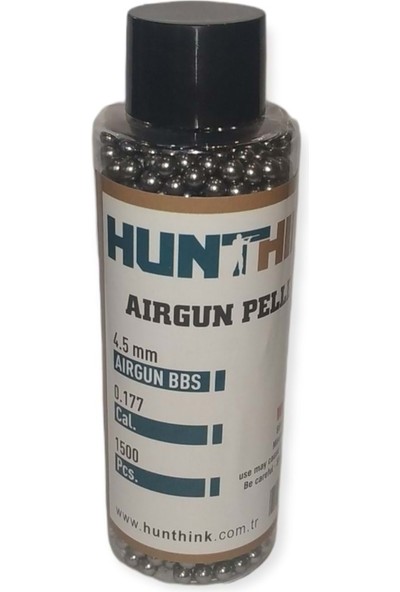 Hunthink 4,5 mm Bbs Saçma Çelik Bilya 1500 Adet Hunthink 4,5 mm Bbs Saçma Çelik Bilya 1500 Adet