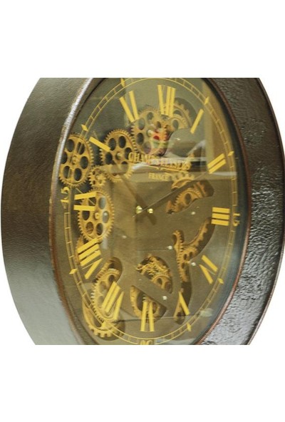 Cryfox Saat Çarklı Duvar Saati Dekoratif Hediyelik Cryfox Saat Çarklı Duvar Saati Dekoratif Hediyelik