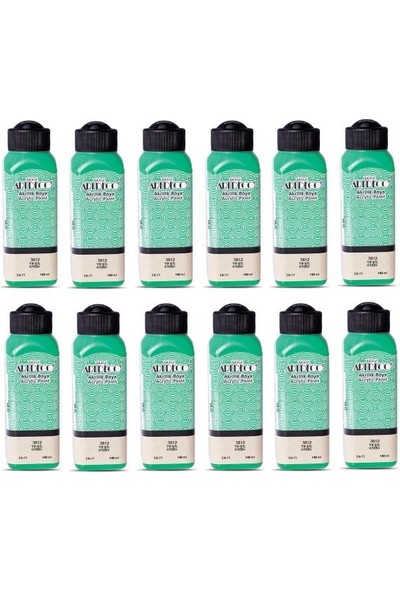 Artdeco Yeşil Akrilik Ahşap Boyası 140 ml x 12 Adet Artdeco Yeşil Akrilik Ahşap Boyası 140 ml x 12 Adet