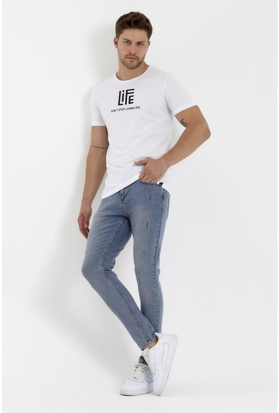 Rodi Erkek Jean Pantolon Super Skınny Destrolu Tıger 023_1 RD22YE011460