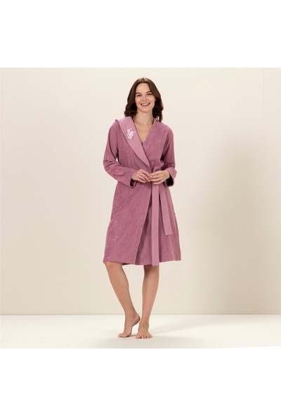 Chakra Benitta Kadın Bornoz Orkide